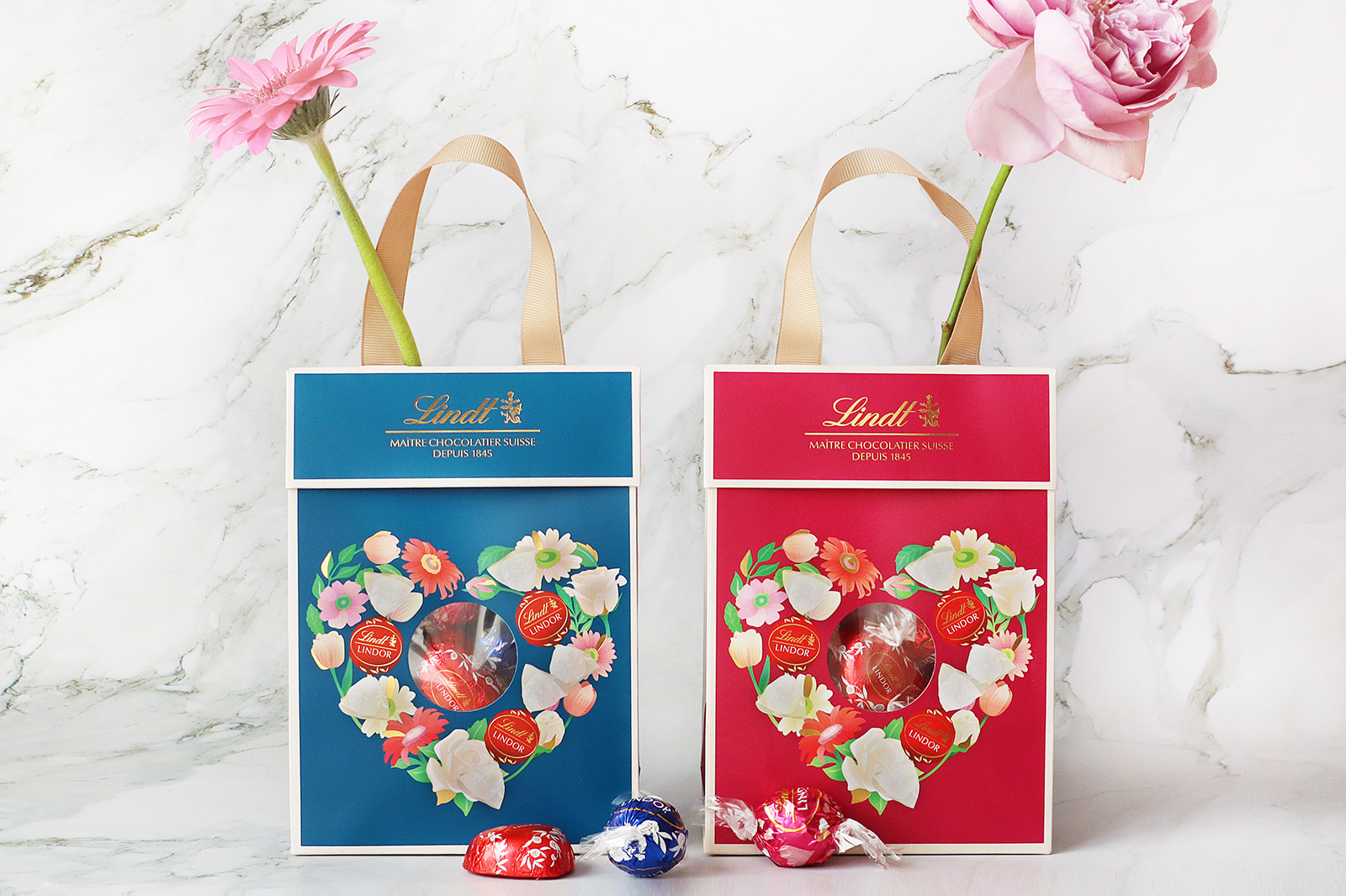 Lindt（リンツ） 「2024バレンタインデーコレクション パッケージ」｜洋菓子・チョコレート・スイーツ｜増子デザイン室